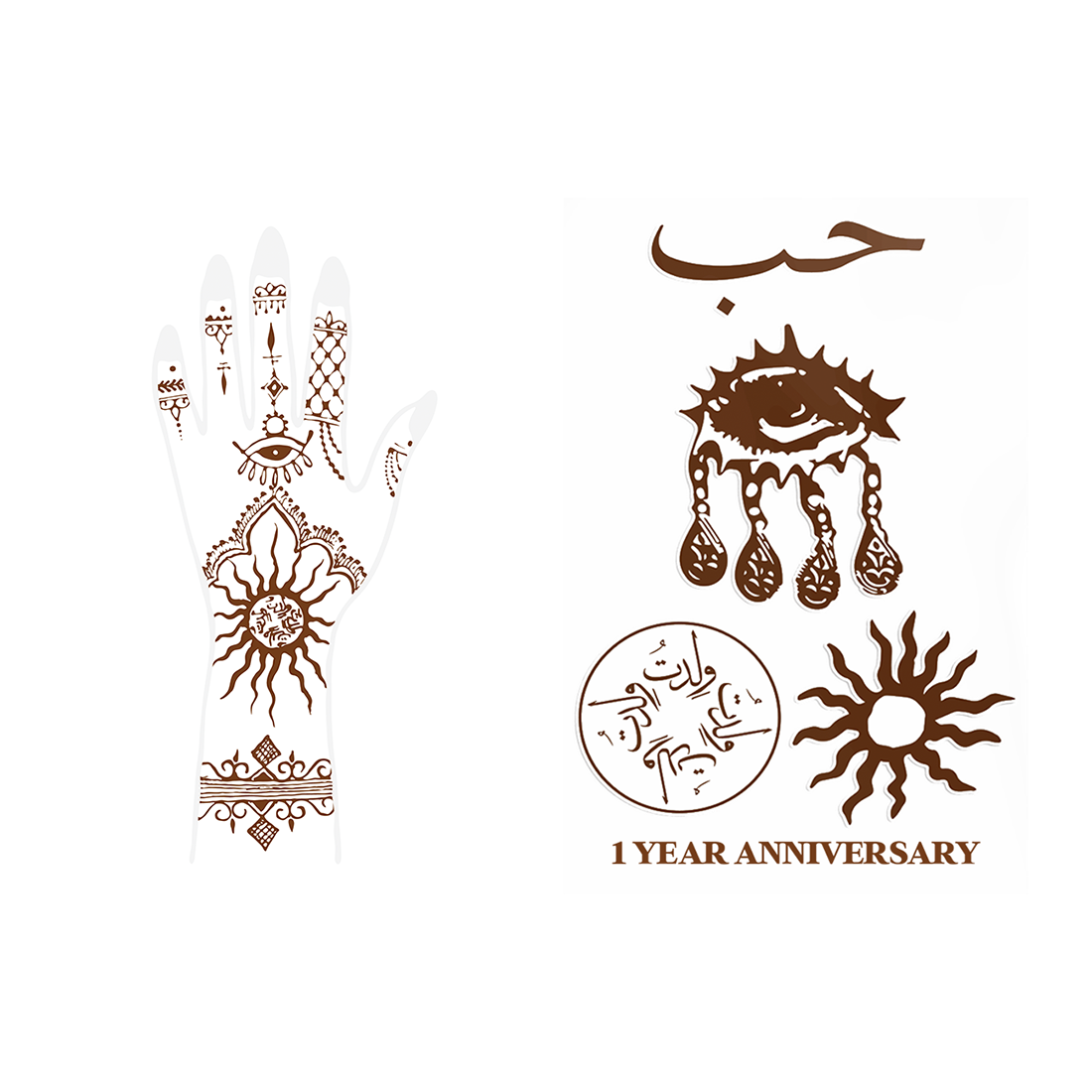 Henna Tattoos Temporary